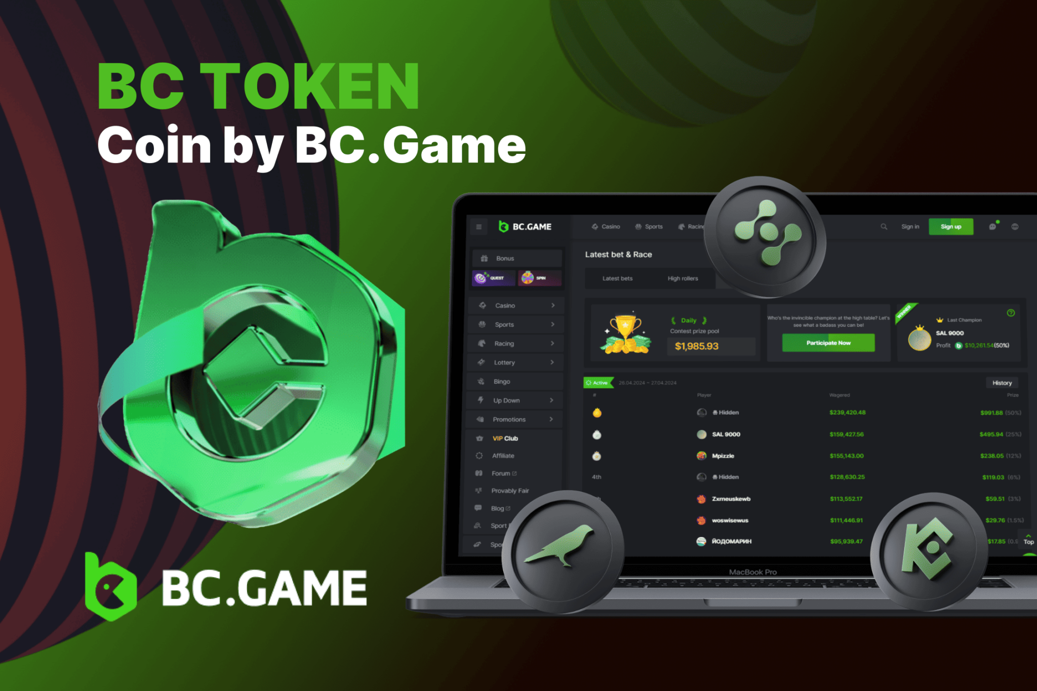 BC Token - Coin by BC.Game | BC.Game